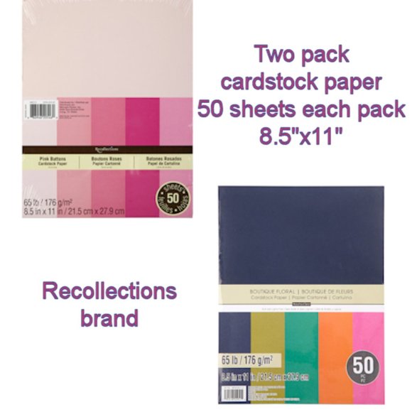Recollections | Office | Recollection Assorted Colors 2 Packs Cardstock ...